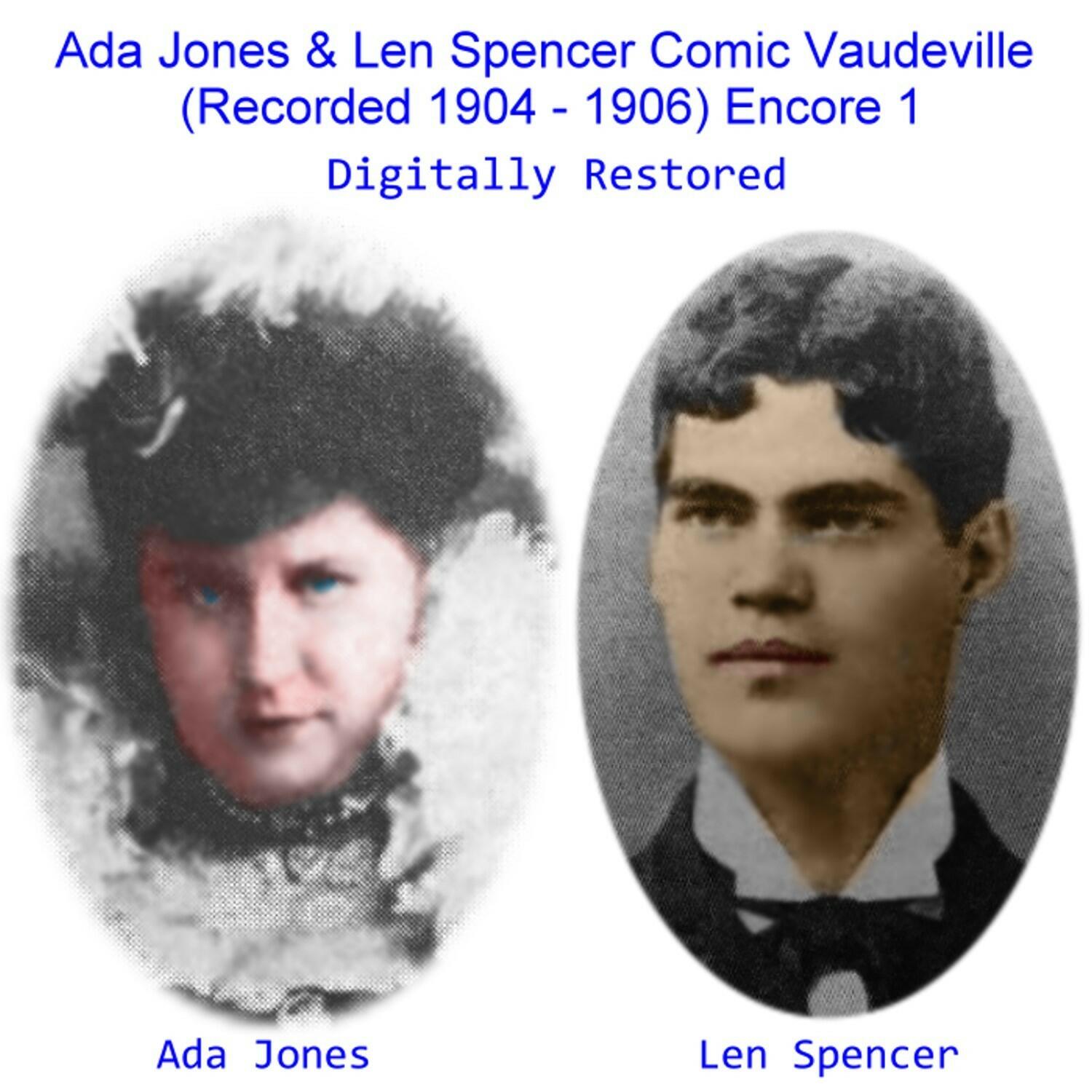 Ada Jones | Len Spencer - Ada Jones & Len Spencer Comic Vaudeville ...