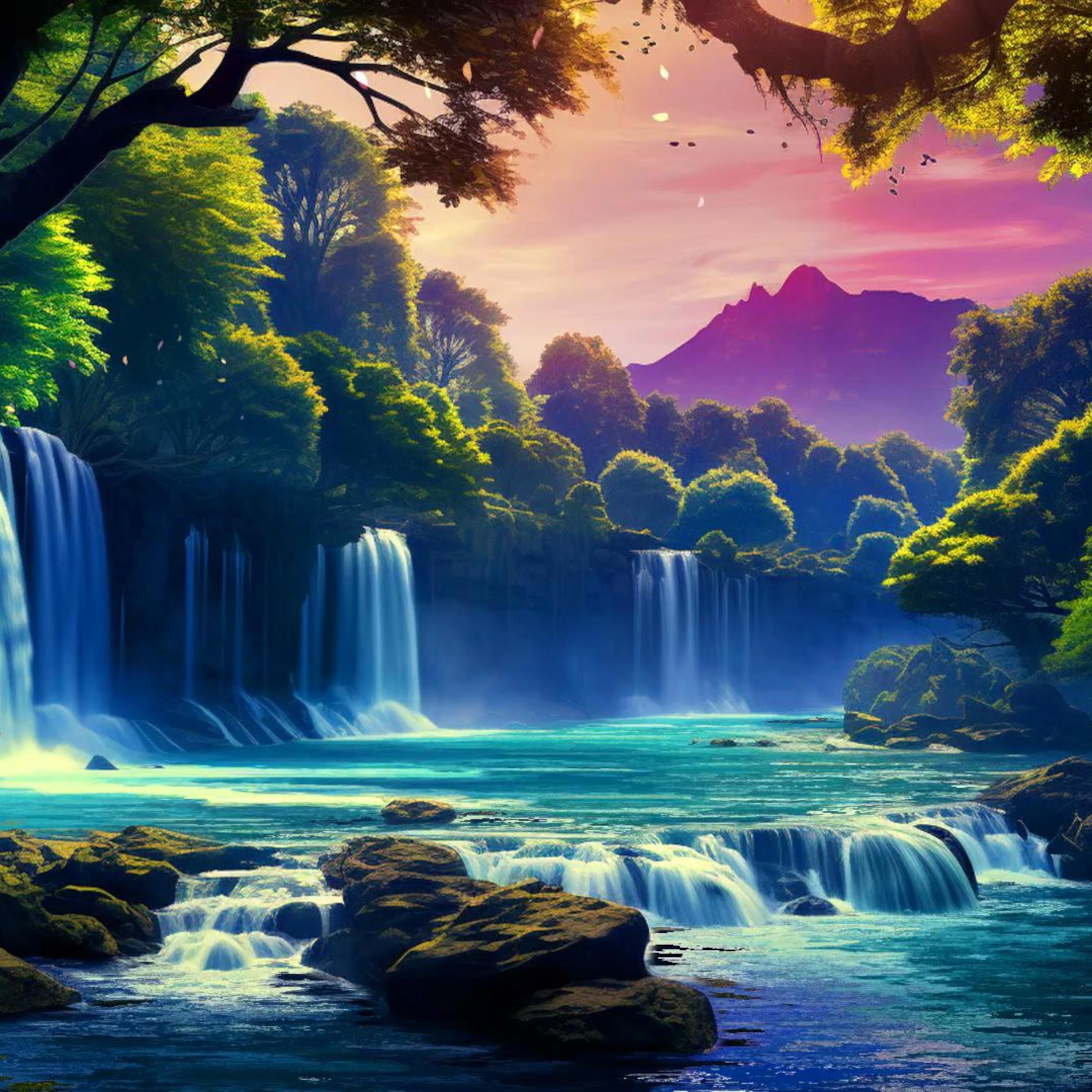 Soothing Sounds Waterfall Relaxing Music With Nature Sounds IHeart