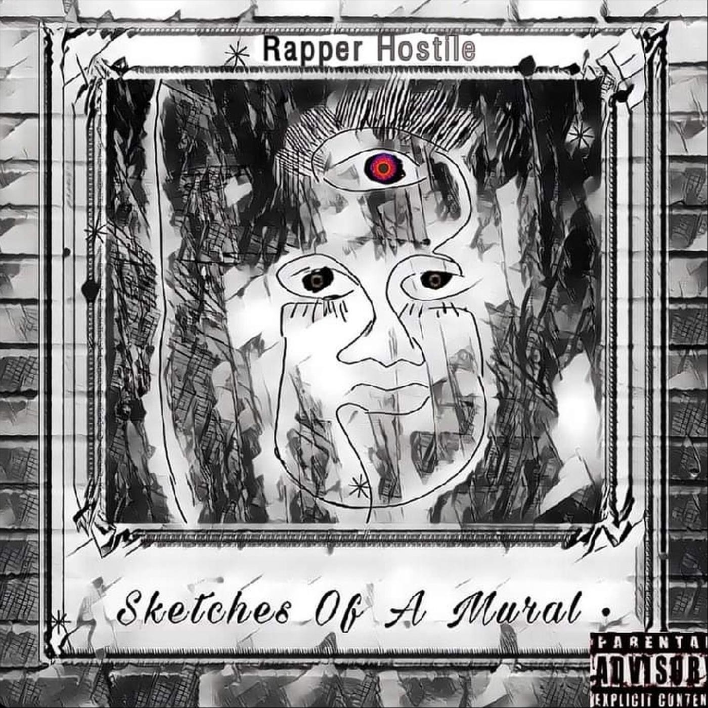 Rapper Hostile - Skecthes of a Mural | iHeart