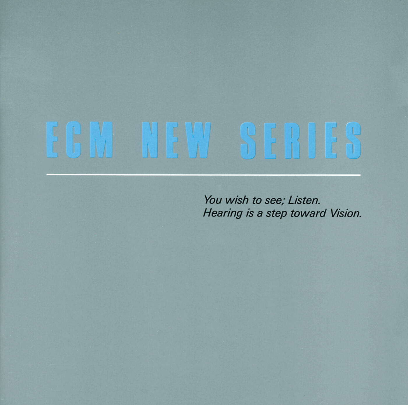 Various Artists - ECM New Series Anthology | iHeart